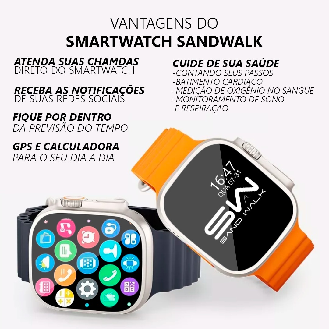 SMARTWATCH SAND WALK - Sand Walk Brasil, a marca dos esportes de areia