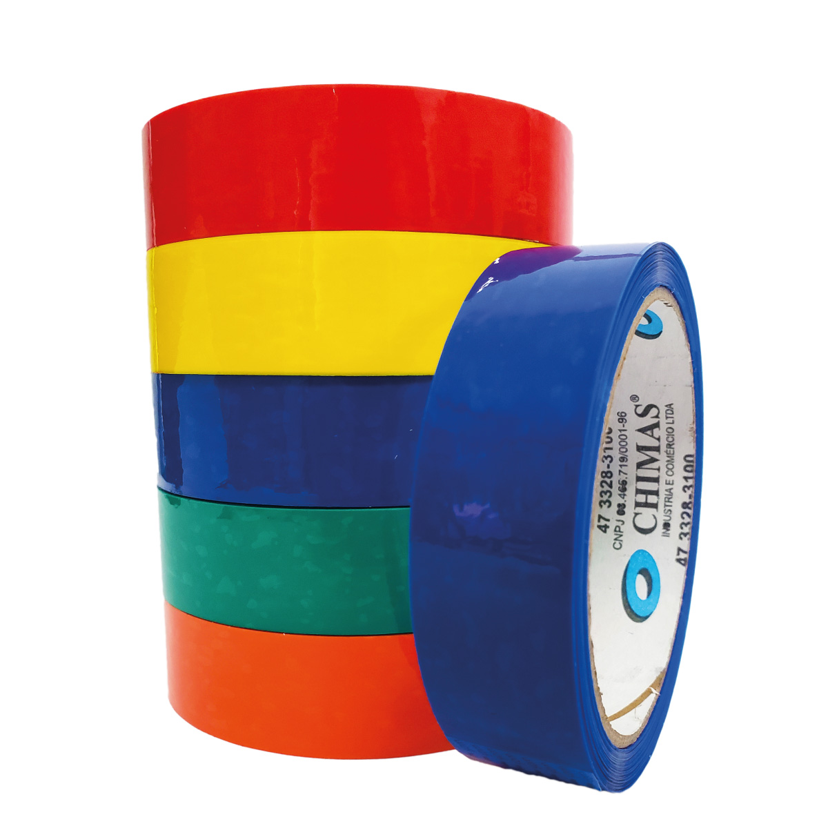 FITA ADESIVA COLORIDA 24 X 50M AZUL - Chimas - Loja de Lixas e Fitas ...
