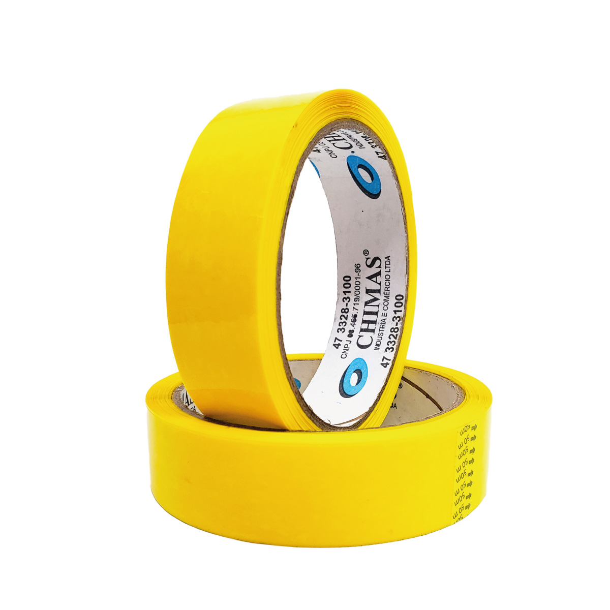 FITA ADESIVA COLORIDA 24 X 50M AMARELA - Chimas - Loja de Lixas e Fitas ...