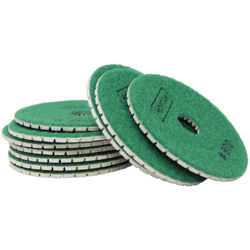 Disco de Lixa Diamantada Flexível Brilho D'Água Grão 800 - 100 x 20 mm ...