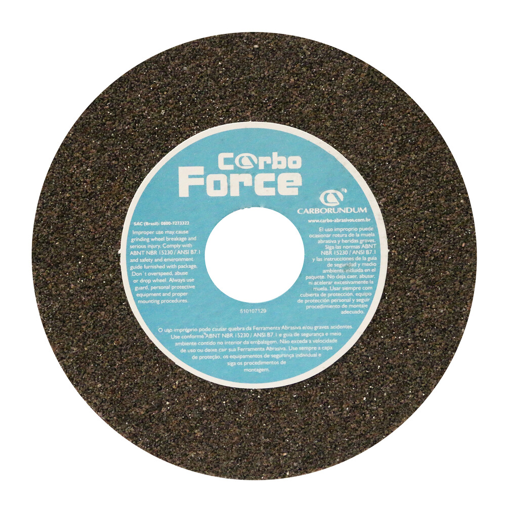 Caixa com 10 Rebolo Carbo Force Afiação e Rebarbação Aços e Materiais ...
