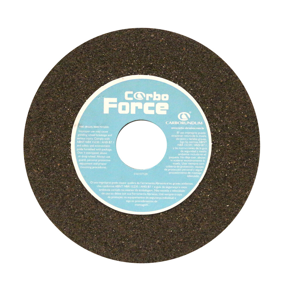 Caixa com 10 Rebolo Carbo Force Afiação e Rebarbação Aços e Materiais ...