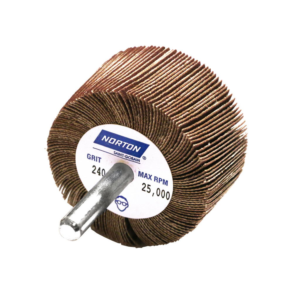 Caixa com 10 Roda de Lixa Flap PG Mini Kontour MK com Haste R369 Grão ...