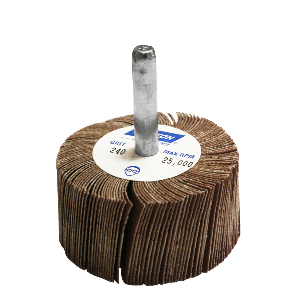 Caixa com 10 Roda de Lixa Flap PG Mini Kontour MK com Haste R369 Grão ...