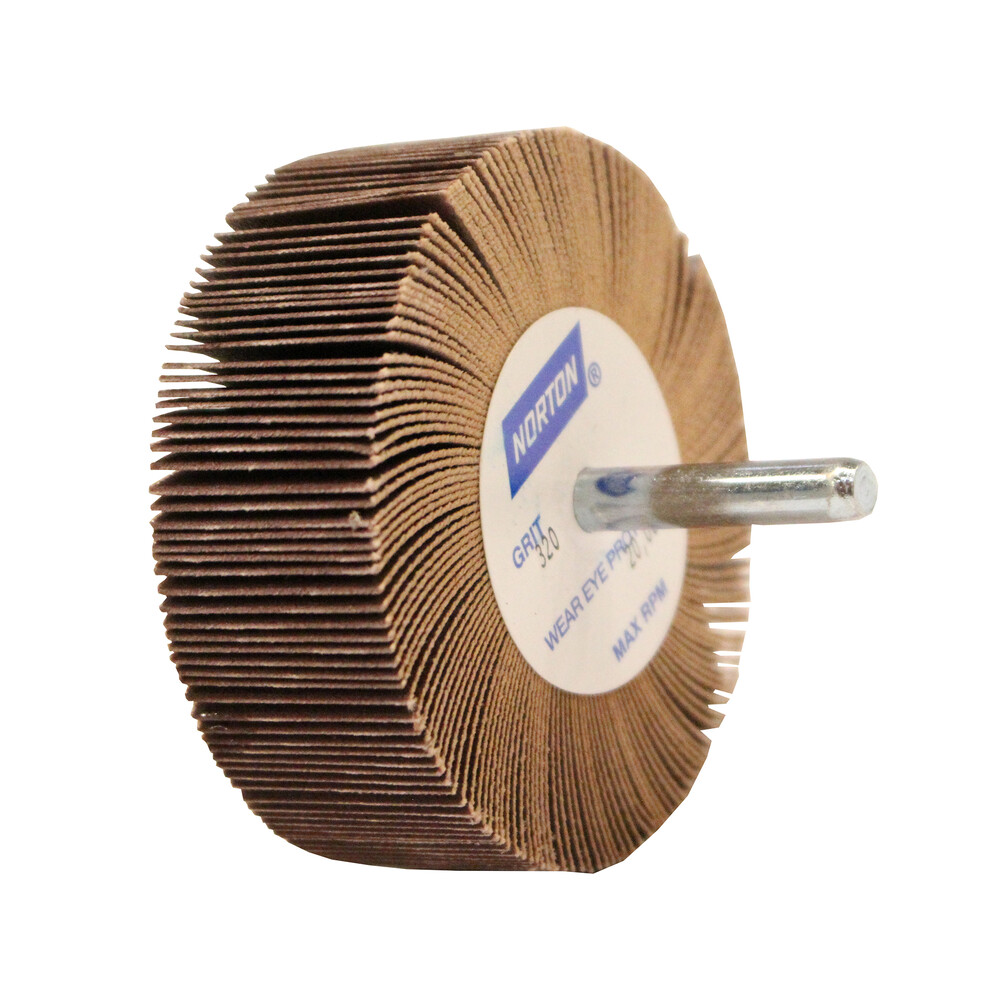 Caixa com 10 Roda de Lixa Flap PG Mini Kontour MK com Haste R369 Grão ...