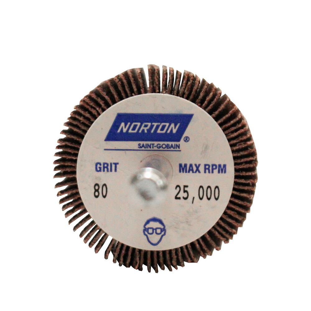 Caixa com 10 Roda de Lixa Flap PG Mini Kontour MK com Haste R369 Grão ...