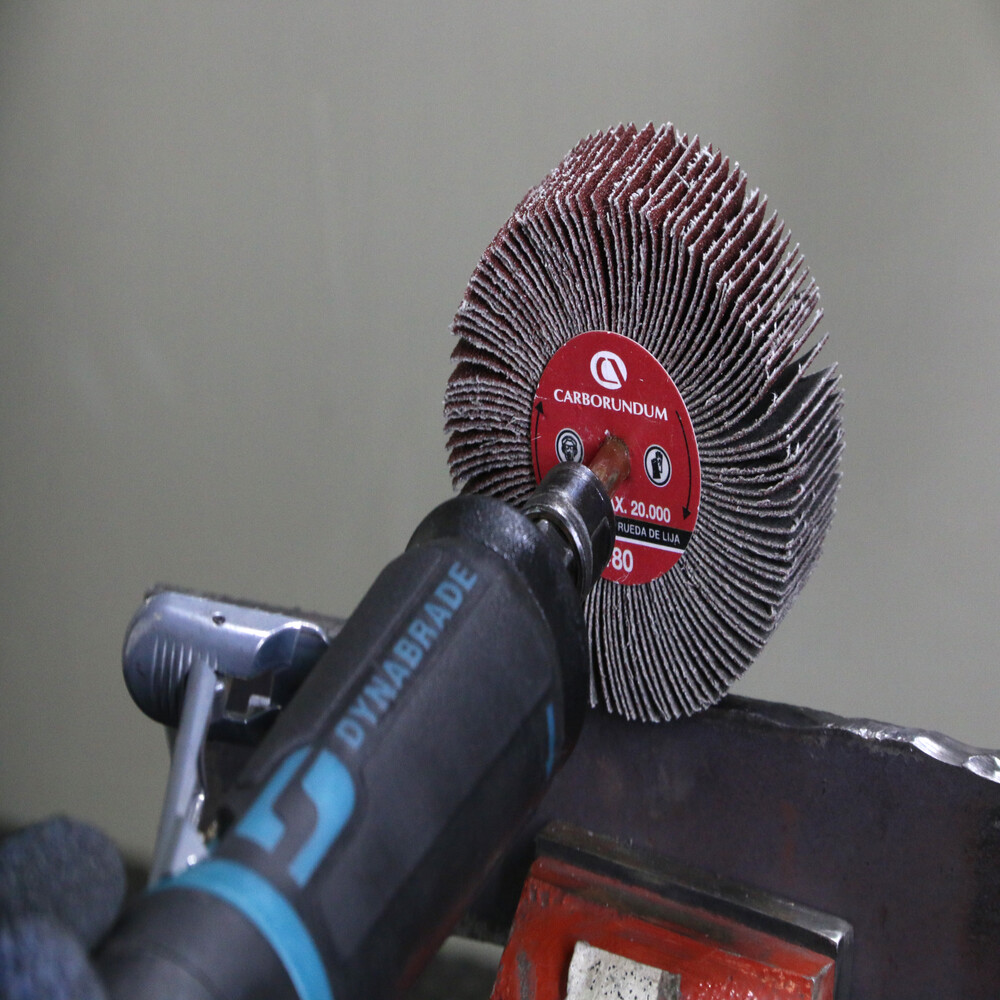 Caixa com 12 Roda de Lixa Flap PG Mini Kontour MK com Haste CARBO Grão ...