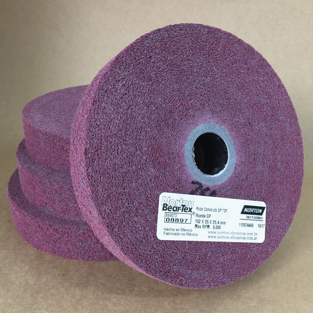 Roda Convoluta GP Densidade 1-7 SF 152 x 25 x 25,4 mm - Chimas - Loja ...