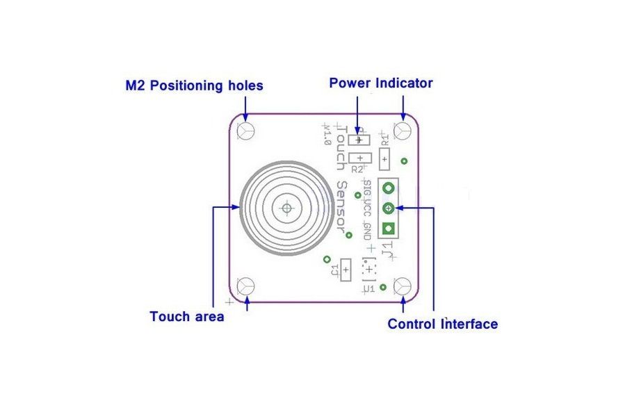 Módulo Sensor Touch Interruptor E Toque Capacitivo Ttp223b - Armazém da ...