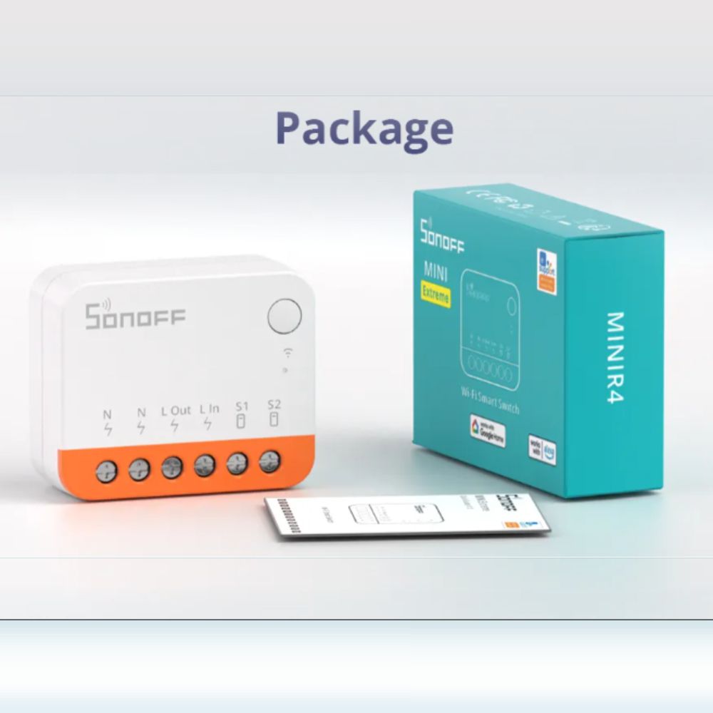 Sonoff MINI R4 Extreme Wi-Fi Smart Switch - Microcwb