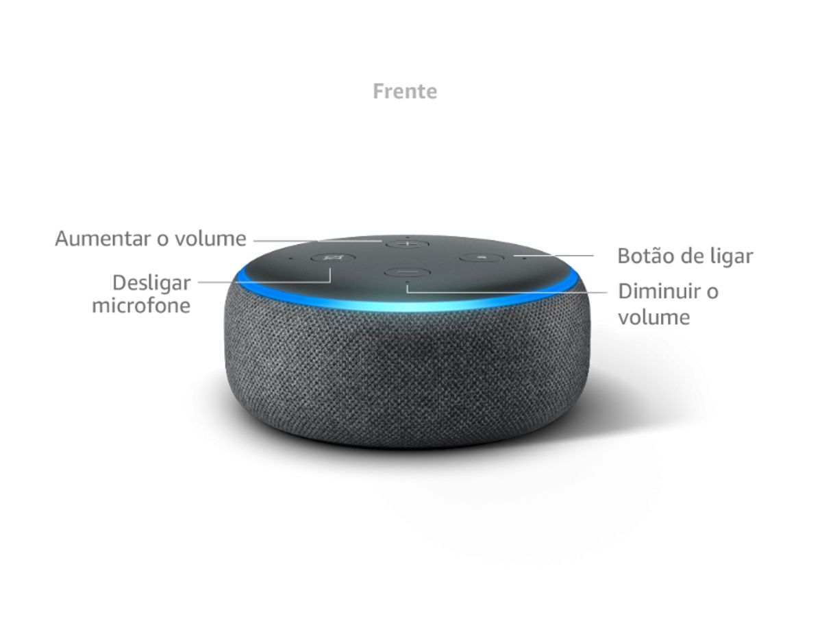 Alexa Echo Dot 3 Charcoal - Microcwb