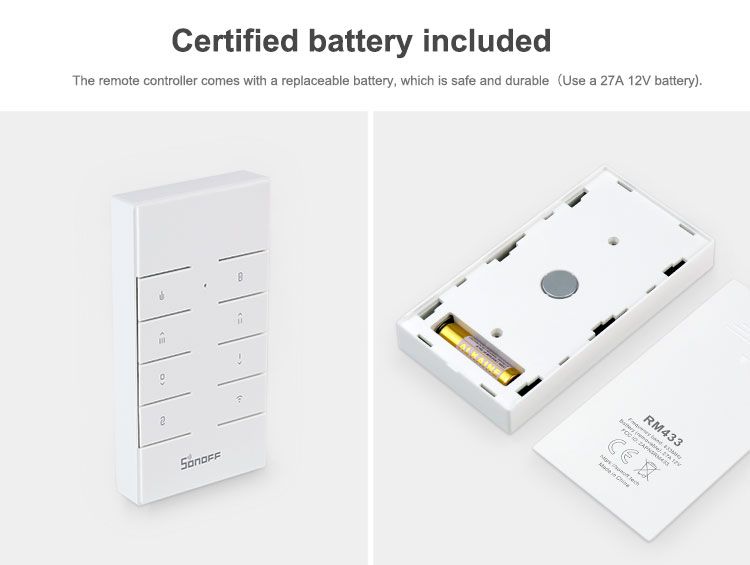 Sonoff Rm433 Remote Controller - Microcwb