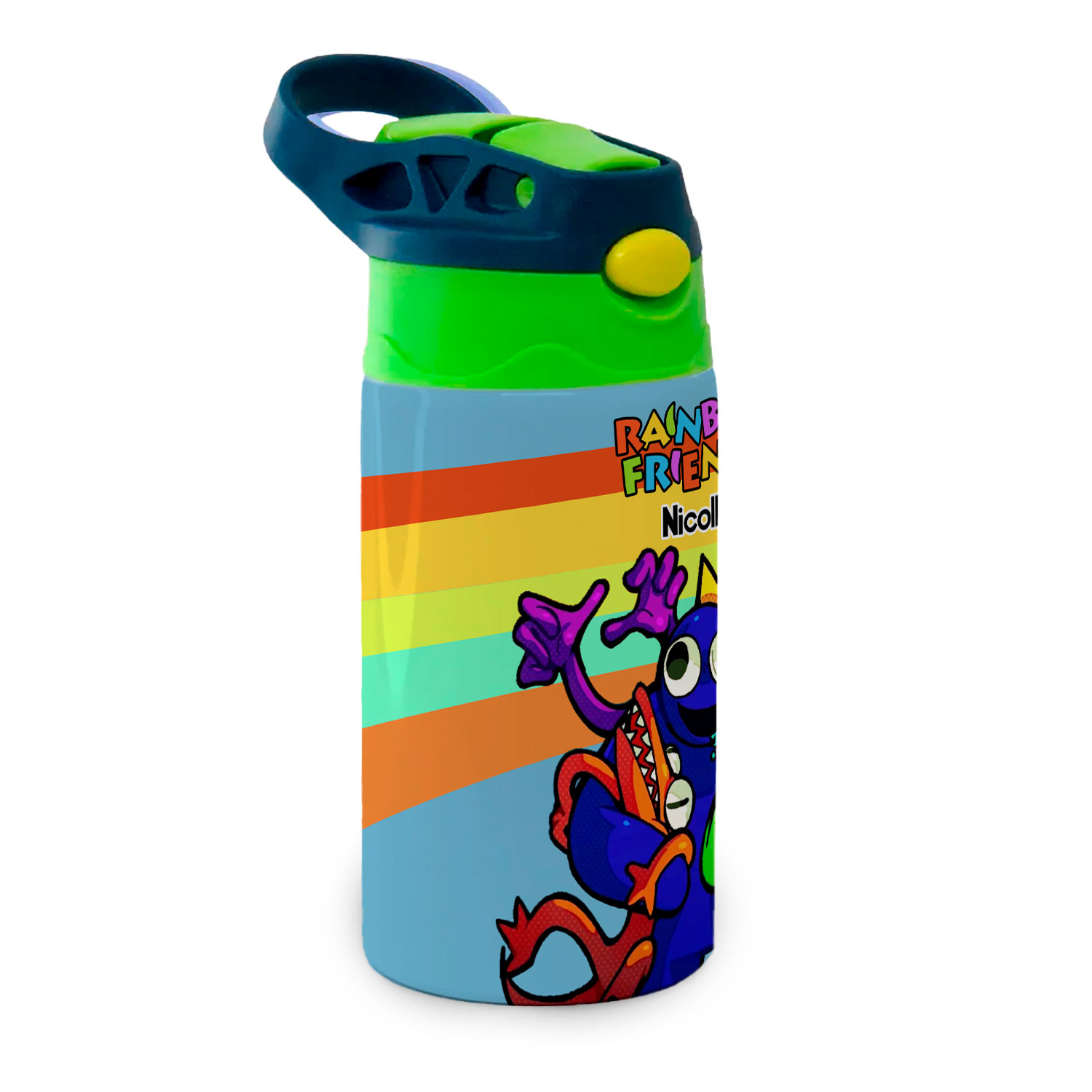 Garrafa Rainbow Friends Infantil Térmica - Amo personalizado | Produtos ...