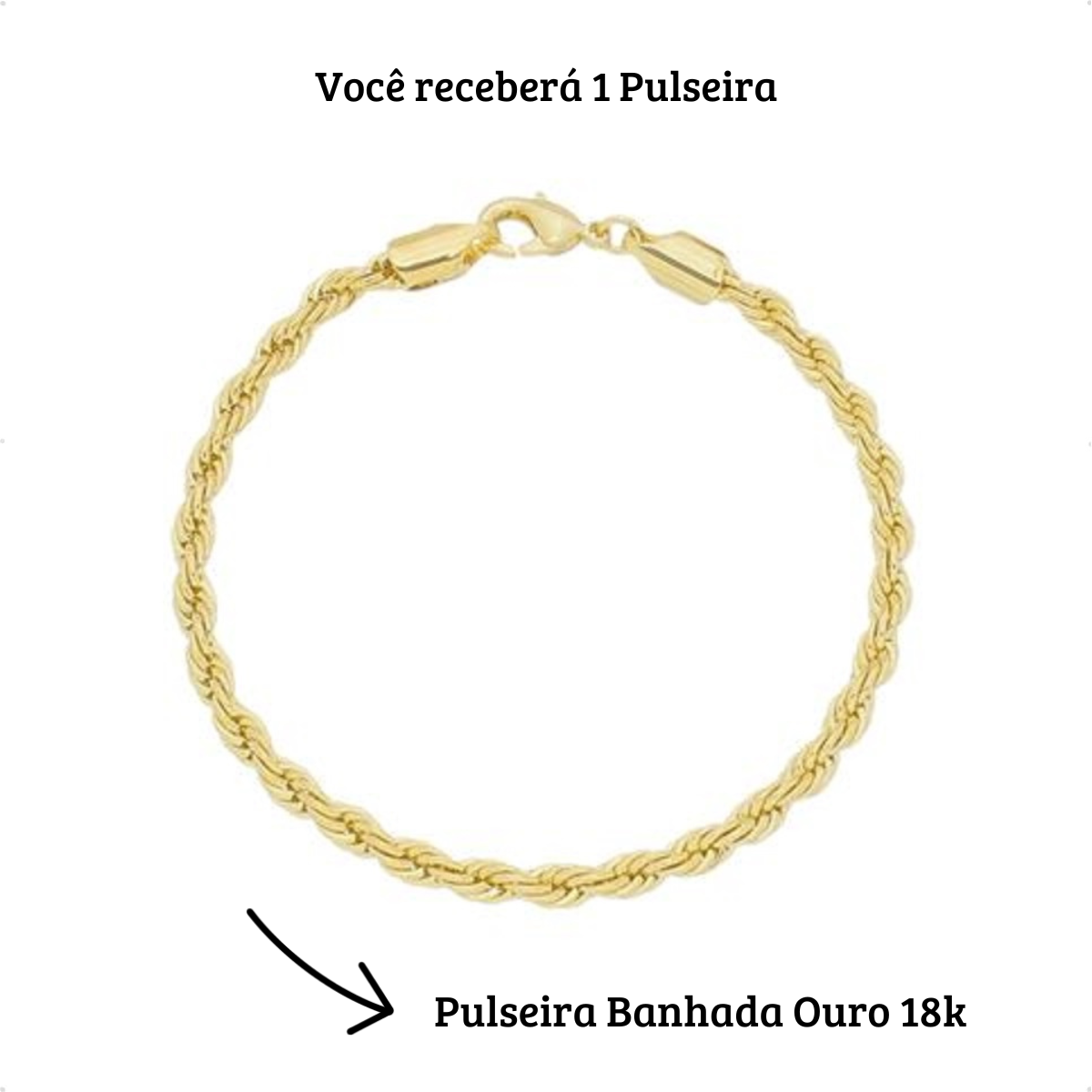 Pulseira Cordão Baiano A Ouro 18k 2,5MM - Shelook Semijoias - As ...