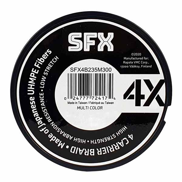Linha Sufix SFX 4X 300m Multicolor 0.20mm - PAPASIRI