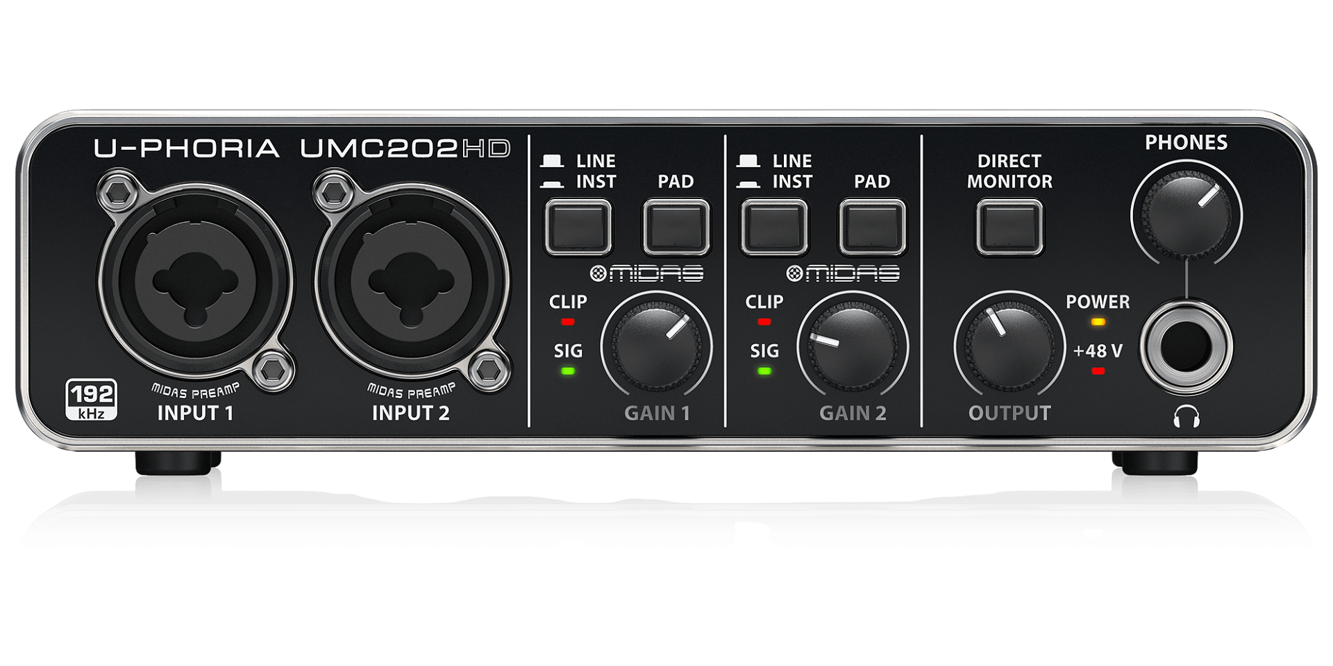 Interface de áudio Behringer UMC 202 HD - Equipamentos para DJs é Aqui