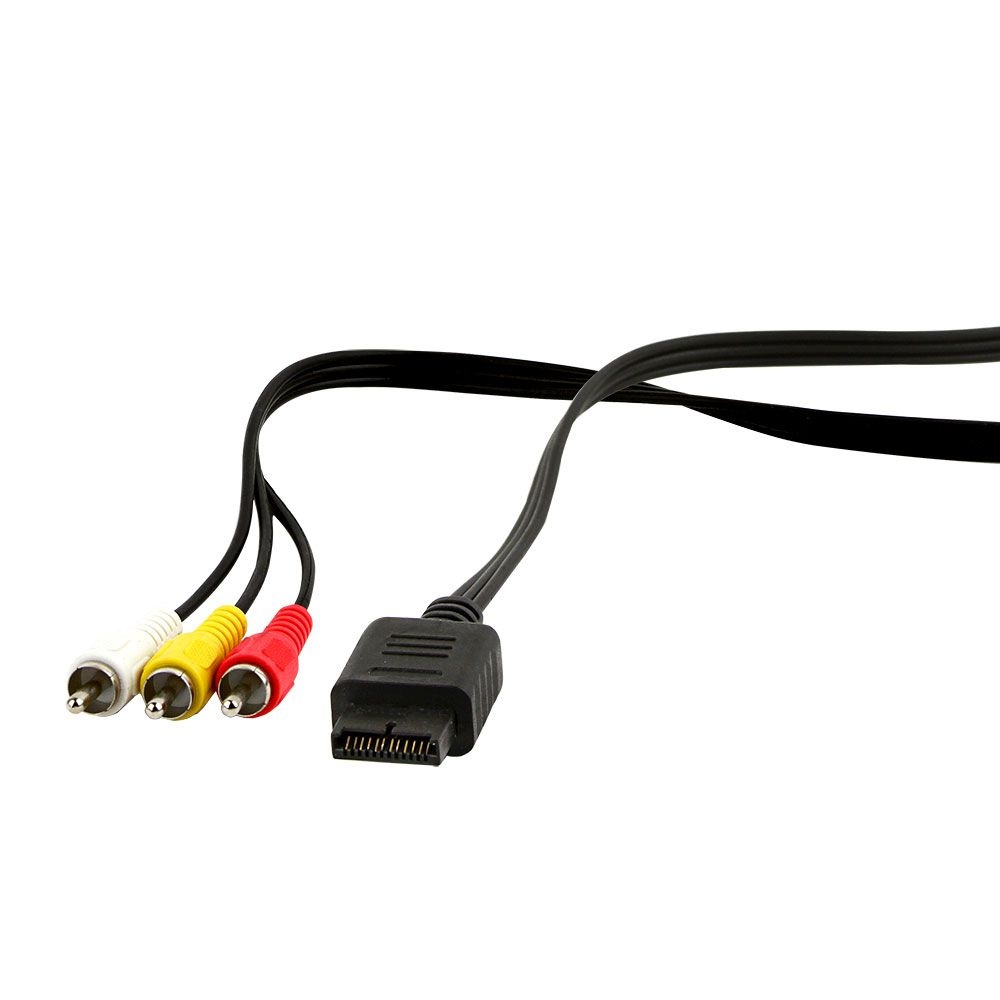 Cabo de Audio e Video RCA para Ps1 e Ps2