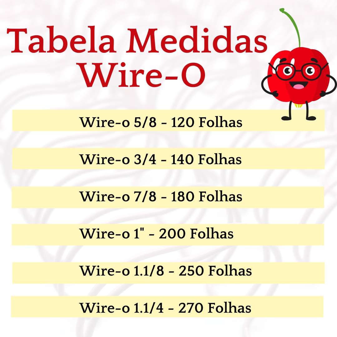 Combo Candy Color: Wire-o Cores pasteis - Pitanga Aviamentos e Papelaria