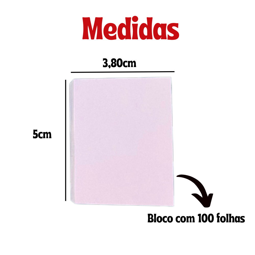 Kit com Capas + Post-it De 38mm X 50mm Amarelo - Pitanga Aviamentos e ...