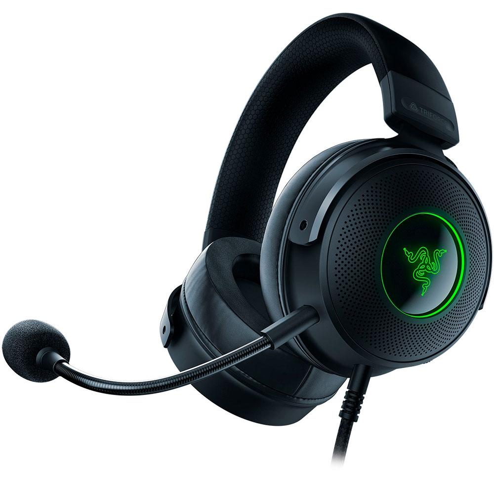 Headset Gamer Razer Kraken V3 Chroma Hypersense Surround 7.1 Drivers 50mm USB 2Plays Melhores ofertas voce encontra aqui
