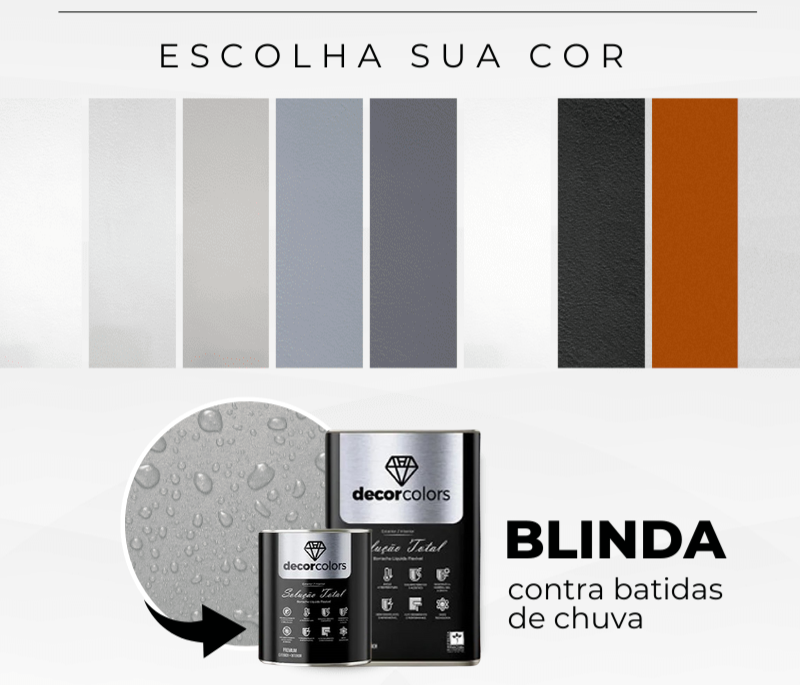 Quais as cores da tinta emborrachada Decor Colors? - Decor Colors Mauá