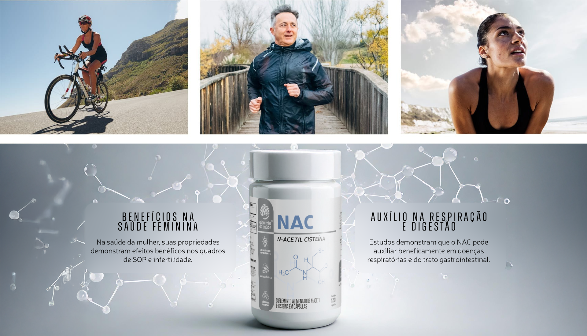 NAC N-Acetil Cisteína - Alquimia da Saúde - Alquimia da Saúde