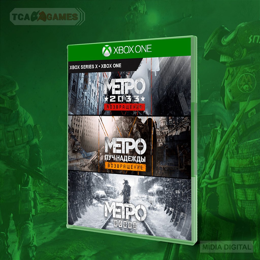 Metro Saga Bundle Xbox One Midia Digital Loja Tca