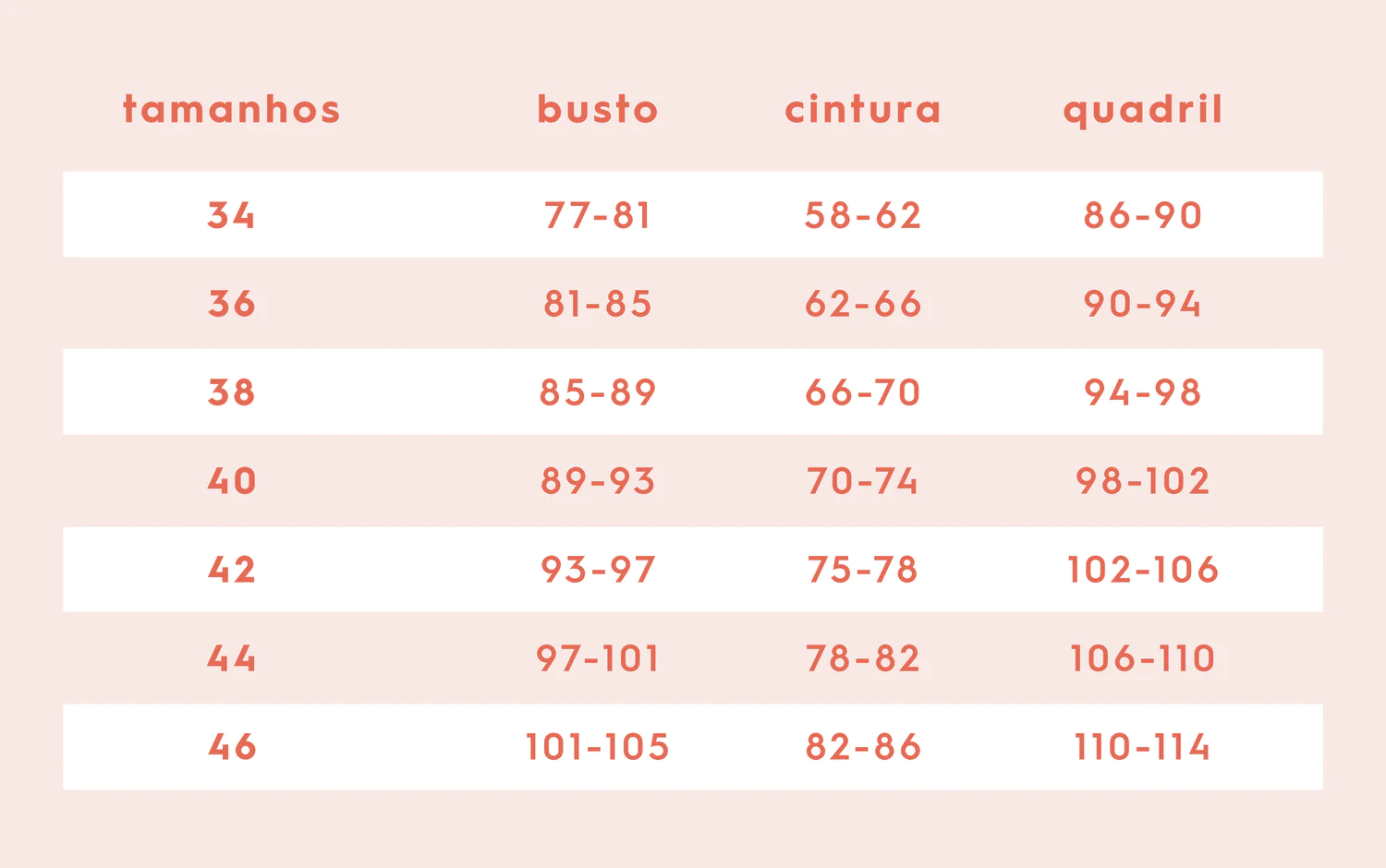 Como Saber Meu Tamanho de Roupa | Guia para a Tabela de Medidas ...