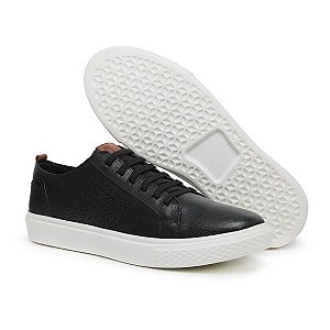 Sapatênis Masculino De Couro Legítimo Comfort Shoes