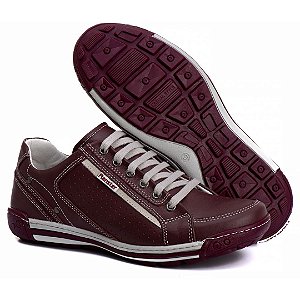 Sapatênis Masculino De Couro Legítimo Comfort Shoes