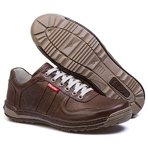 Sapatênis Masculino De Couro Legítimo Comfort Shoes