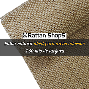 Tela de palhinha indiana natural (vegetal), palhinha indiana de algodã