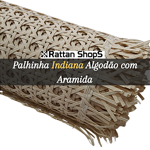 Tela de palhinha indiana natural (vegetal), palhinha indiana de algodã