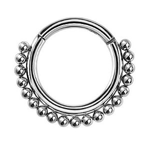 Piercings de Septo em Titânio e Aço Cirúrgico