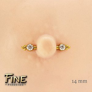 Piercings de Mamilo em Titânio e Aço Cirúrgico