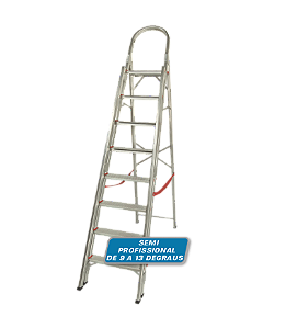 Escadas de Alumínio Profissional | Articuladas, Extensivas e Doméstica