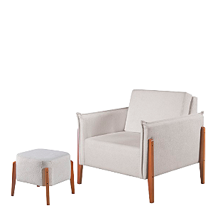 Poltrona + Puff - MobiliaMobilia