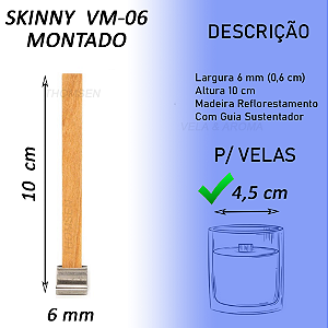 Pavios de Madeira - Aqui voce encontra tudo para velas aromáticas e ...