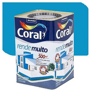 Tinta Acrílica Coral Rende Muito Fosco Branco 18 Litros - Varejão das ...