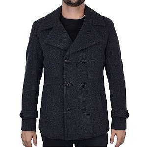 Casaco Feminino Peleteria Cordeiro Caban Slim Preto - 23031 - Estrela ...