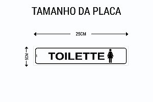 Placas de Sinalização para Banheiros e Sanitários