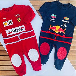 Body Bebê Fórmula 1 Williams Red Bull Racing | Baby Dress - Baby Dress ...