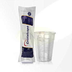 Copo Descartavel 200 ml PP Com 100 Un CRISTALCOPO Caixa com - DNAC