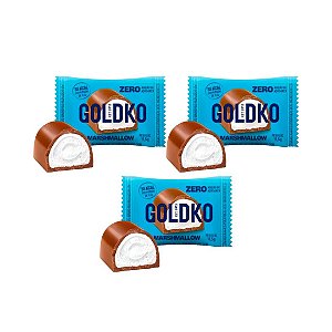 Bombom de Marshmallow zero açúcar Gold & KO (38 kcal p/ porção) - 11,5g ...