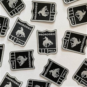 Adesivo Para Chapéu (Patch) PRCA WHITE - Texas Indian