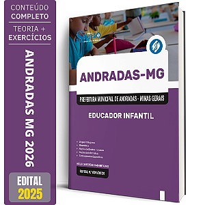 Apostila Prefeitura de Andradas MG 2026 - Educador Infantil - Solução ...