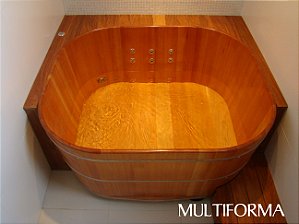 Ofurô Square Cônico 140X140CM - MULTIFORMA - Multiforma - Ofuros, Macas ...
