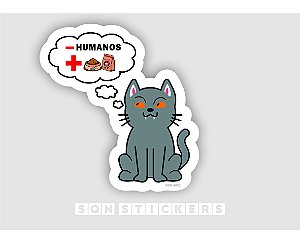 Gato Malandro - SQN Stickers - vendas online de materiais impressos