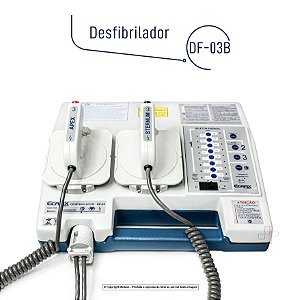 Cardioversor Desfibrilador Bifásico MDF-04B Ecafix Funbec - Medaxo