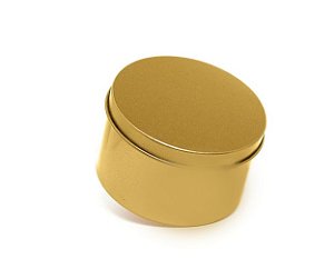 Lata Retangular De Metal - Dourado- 6un - OLLY POP | Embalagens para ...